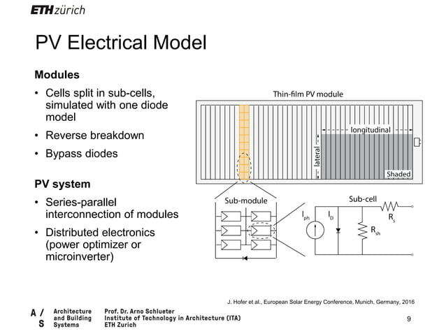 High resolution spatial and electrical modeling for efficient BIPV ...