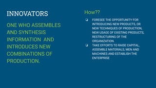 ENTREPRENEUR - TYPES AND CHARACTERISTICS | PDF