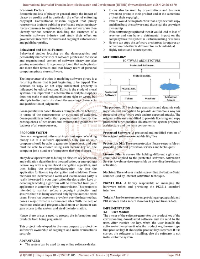 Software Piracy Protection | PDF