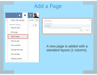 SharePoint Lesson #52: Add a WebPart Page and Content | PPT