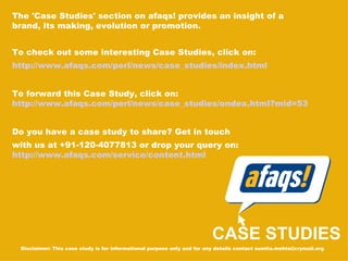 Advertising Case Study | PPT