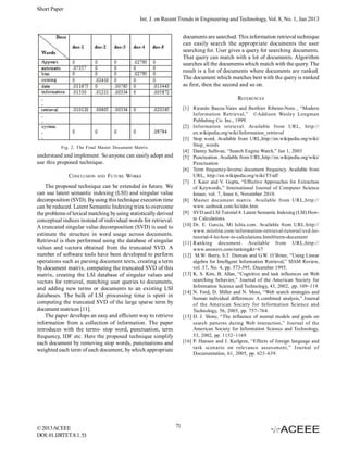 A Simple Information Retrieval Technique | PDF