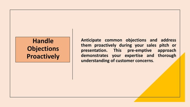 OBJECTION HANDLING.pptx | Sales | Business
