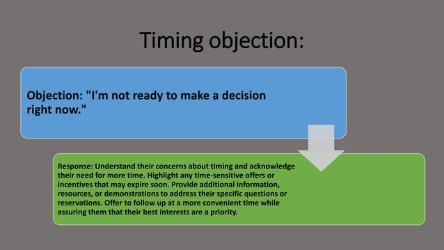 OBJECTION HANDLING.pptx | Sales | Business