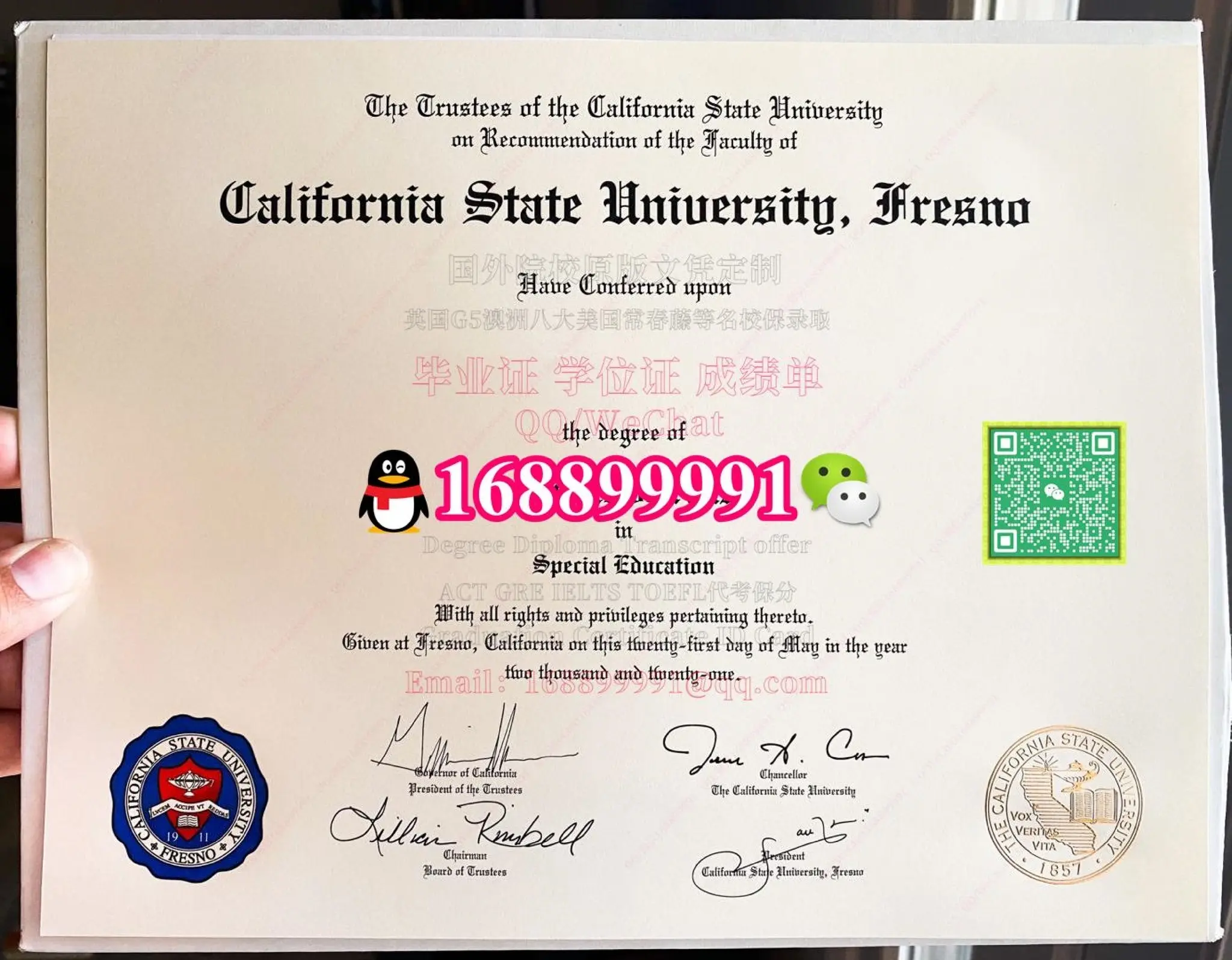 California State University,Fresno degree offer diploma Transcript | PPT