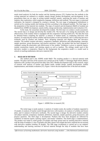 Effectiveness of learning mathematics derivative materials using ...
