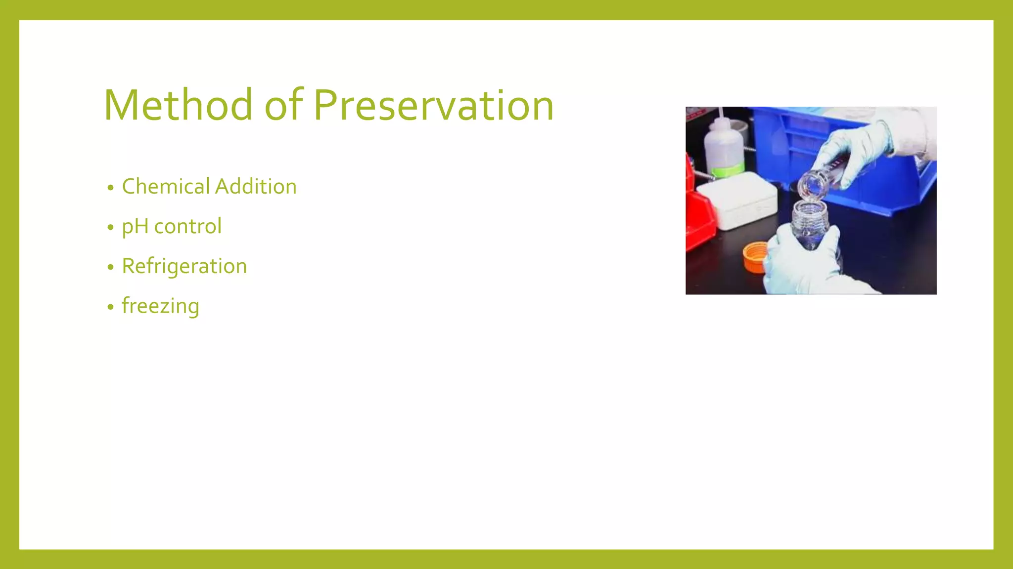Preservation of samples | PPTX