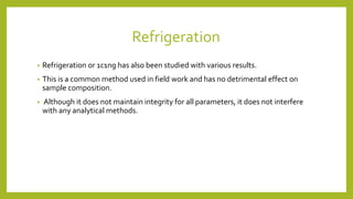 Preservation of samples | PPTX