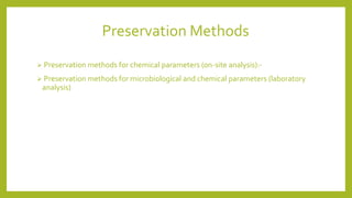 Preservation of samples | PPTX