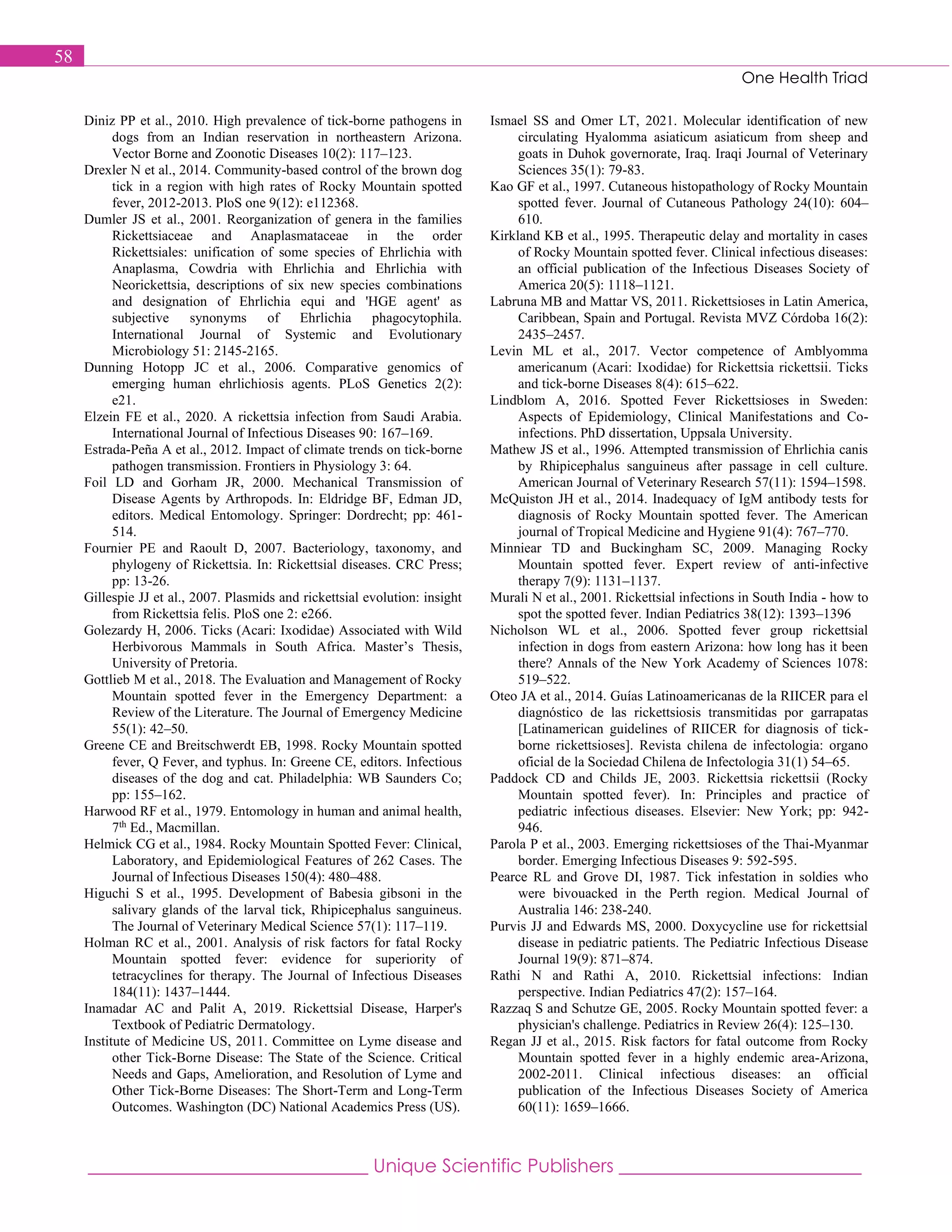 Rocky Mountain Spotted Fever | PDF