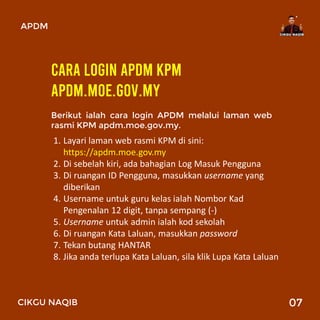 APDM (Aplikasi Pangkalan Data Murid) | PDF