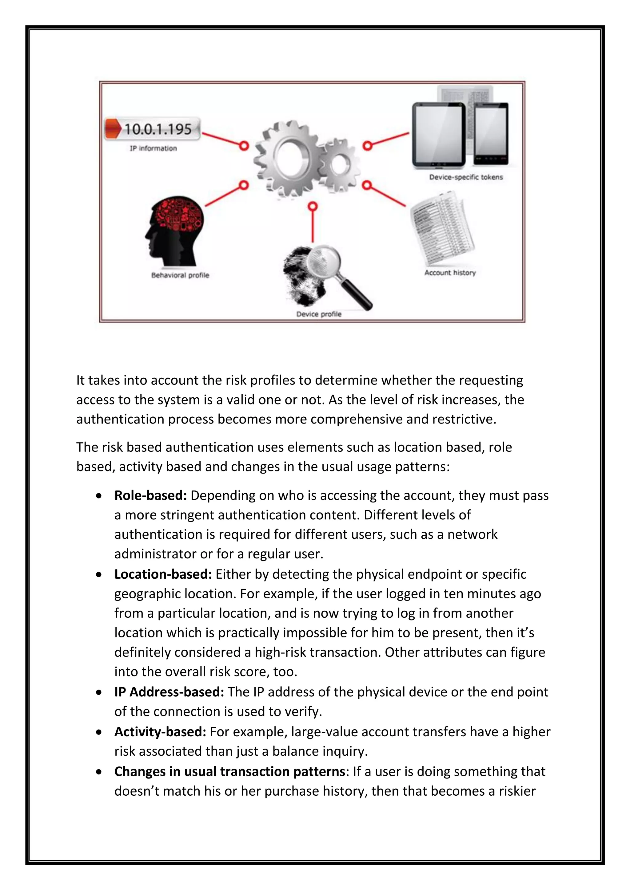 Risk-based Authentication In Cloud | Sysfore | PDF