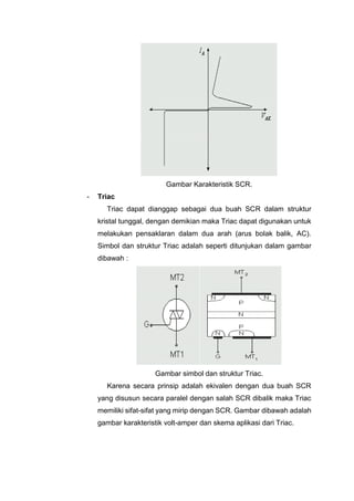 Komponen Komponen Elektronika Daya | PDF