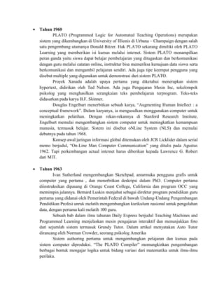 Sejarah eLearning | PDF