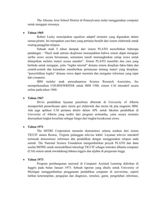 Sejarah eLearning | PDF