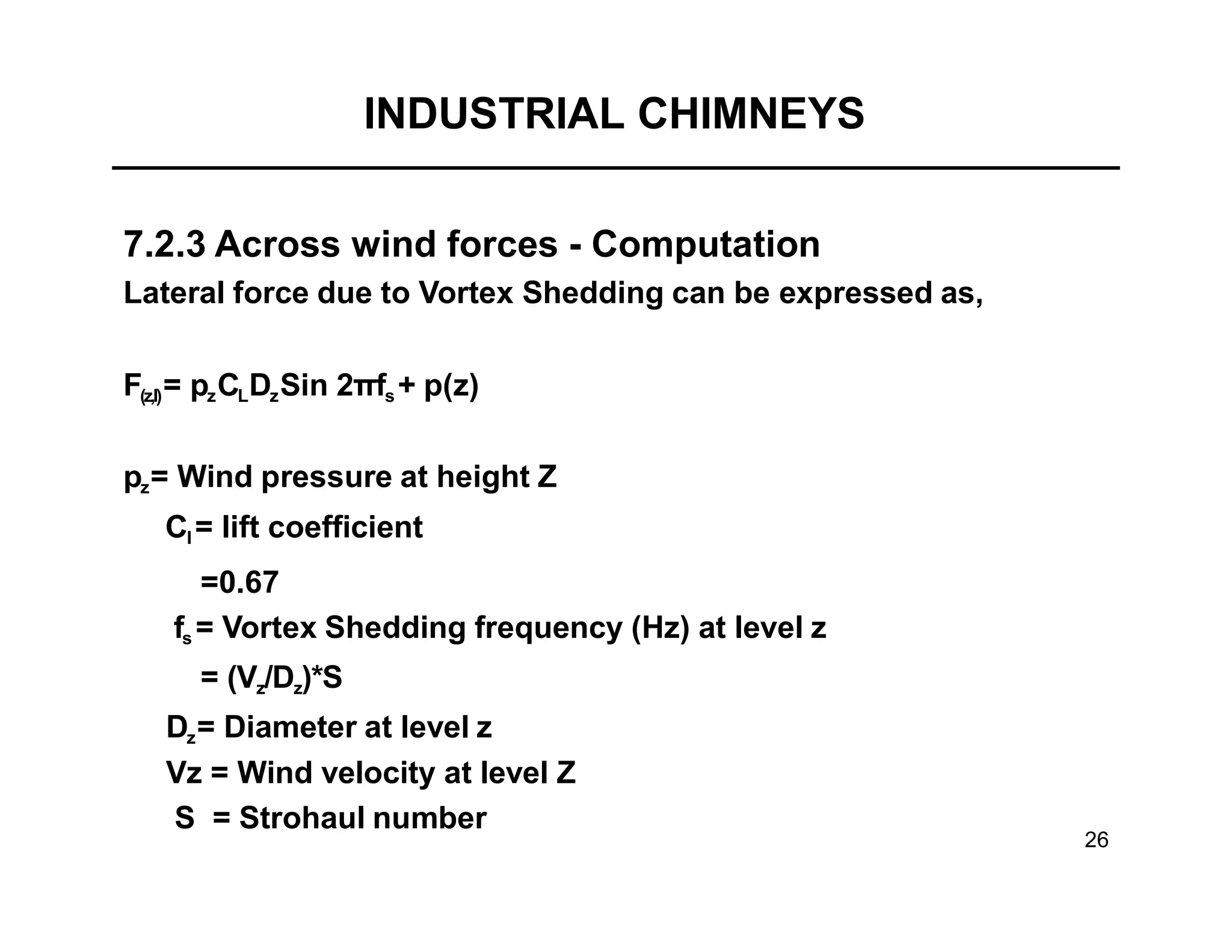 Industrial Chimney design as per indian standards | PDF