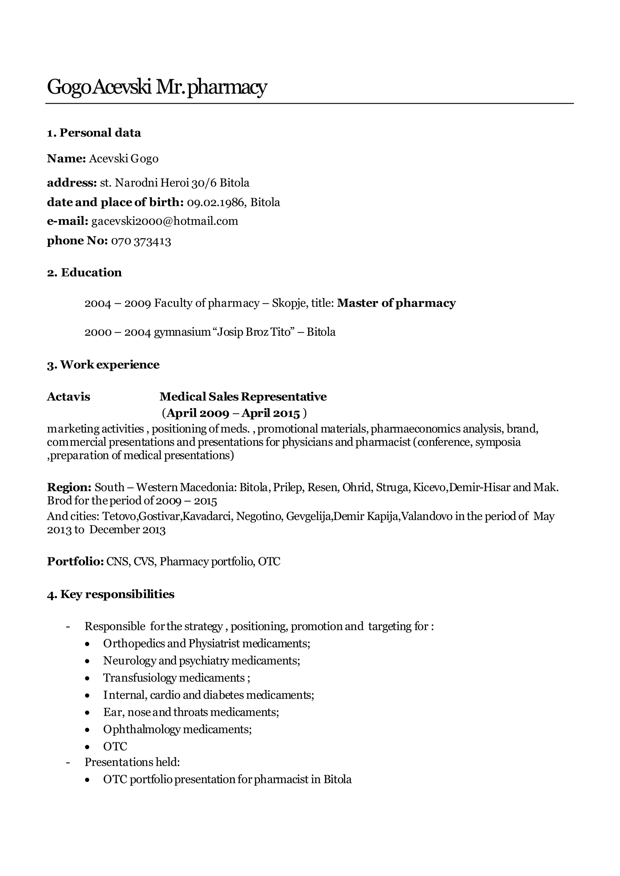 Cv Gogo Acevski EN | DOCX