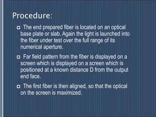 53036897-Fiber-Measurements presentation | PPT