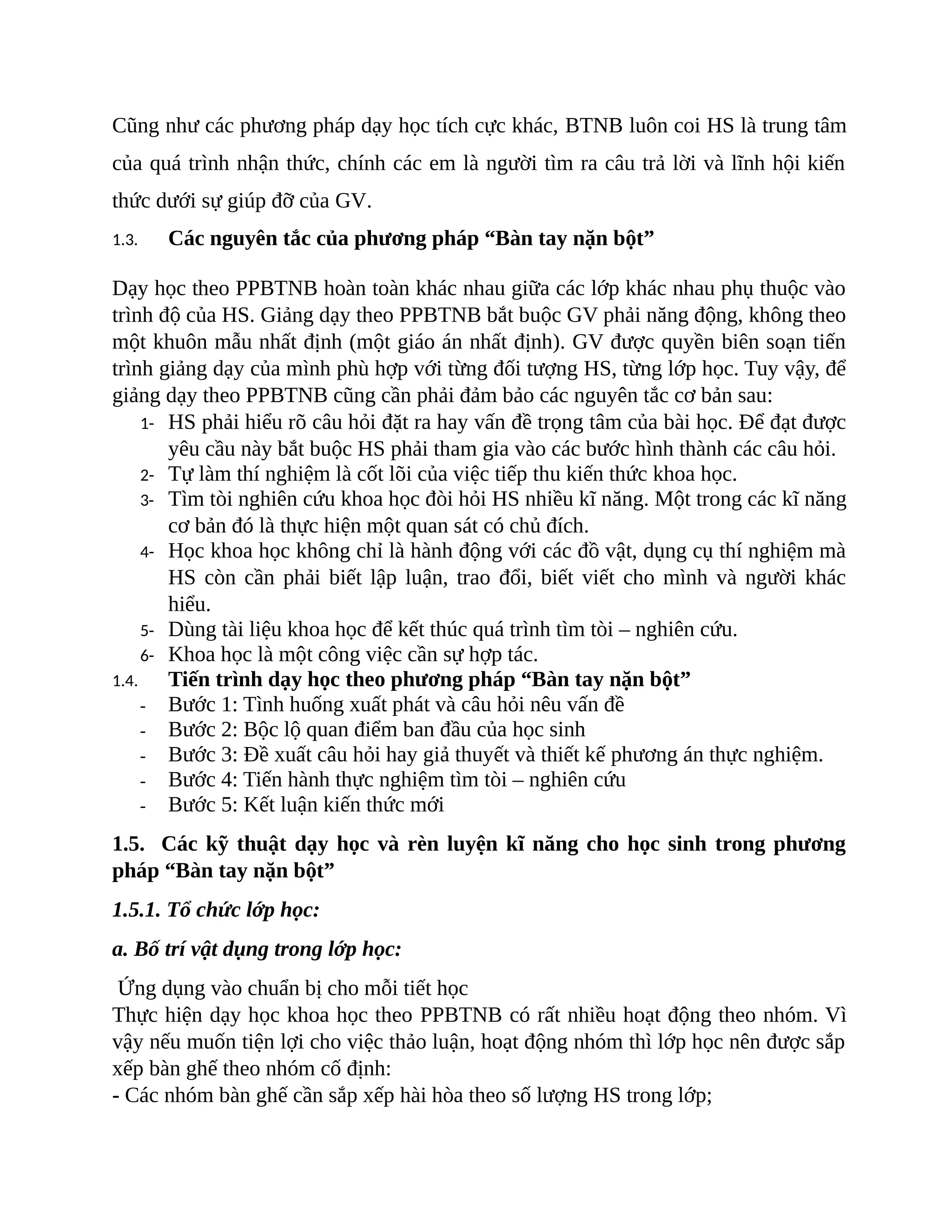 Tiểu luận: PP Bàn tay nặn bột trong dạy học TNXH chủ đề hệ cơ quan lớp 3 | PDF