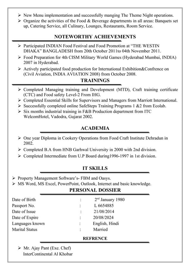 CV Kishor Negi | PDF