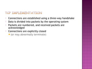 INTRODUCTION TO INTERNET PROTOCOL BY SAIKIRAN PANJALA | PPT