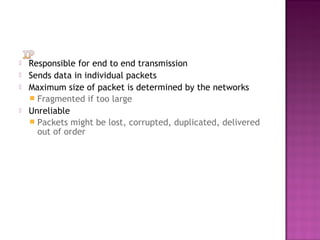 INTRODUCTION TO INTERNET PROTOCOL BY SAIKIRAN PANJALA | PPT