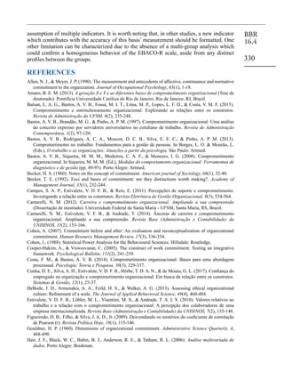 EBACO-R: REFINEMENT OF ORGANIZATIONAL COMMITMENT BASES SCALE | PDF