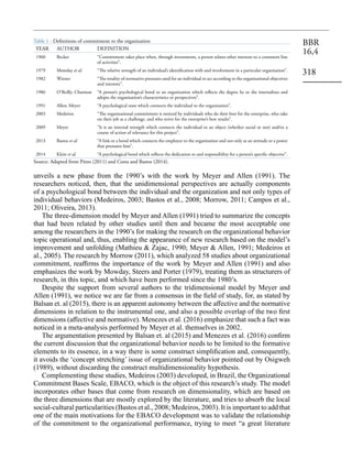 EBACO-R: REFINEMENT OF ORGANIZATIONAL COMMITMENT BASES SCALE | PDF