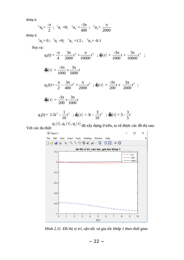 BTL TÍNH TOÁN THIẾT KẾ ROBOT GẮP CHI TIẾT | PDF