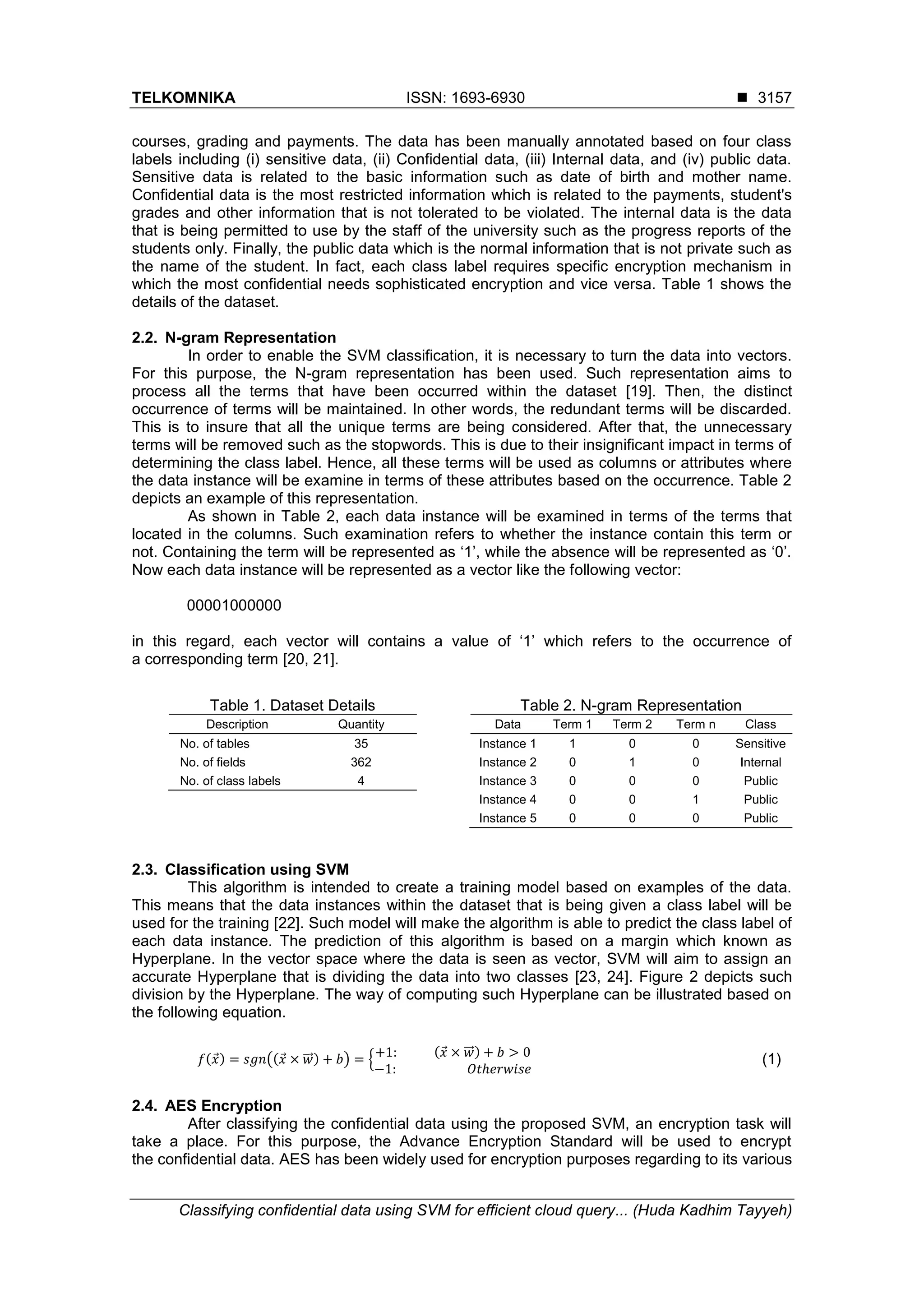 Classifying Confidential Data Using Svm For Efficient Cloud Query Processing Pdf 