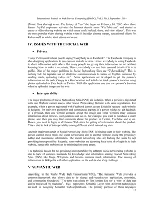 SEMANTIC WEB APPROACH TOWARDS INTEROPERABILITY AND PRIVACY ISSUES IN SOCIAL NETWORKS | PDF