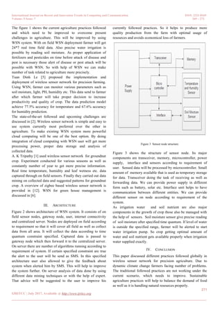 A Survey on Wireless Sensor Network For Agriculture | PDF
