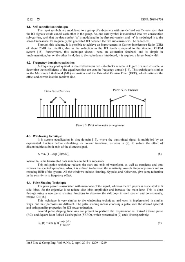 ICI and PAPR enhancement in MIMO-OFDM system using RNS coding | PDF