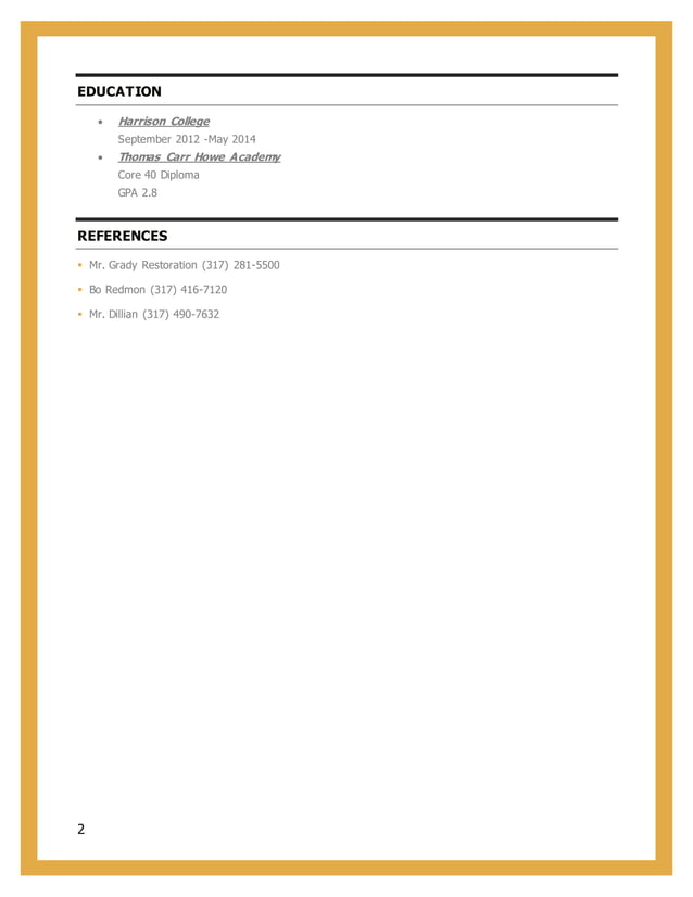 Steven's Resume | DOCX | Business and Finance
