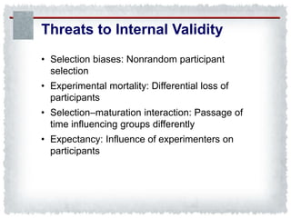 quasi experimental research | PPT