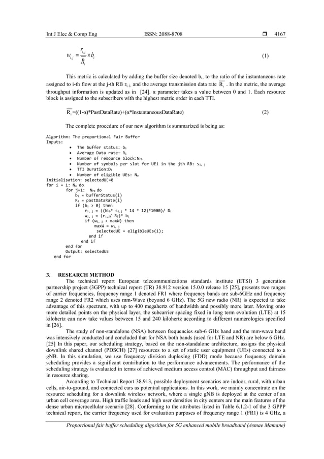Proportional Fair Buffer Scheduling Algorithm For 5g Enhanced Mobile Broadband Pdf Computer