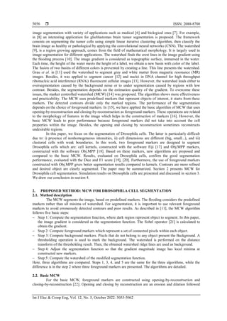 New foreground markers for Drosophila cell segmentation using marker-controlled watershed | PDF