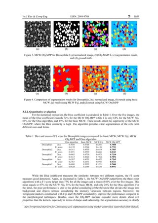 New foreground markers for Drosophila cell segmentation using marker-controlled watershed | PDF