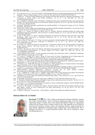 New foreground markers for Drosophila cell segmentation using marker ...