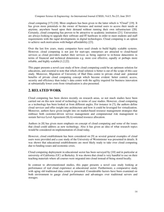 MIGRATING IN-HOUSE DATA CENTER TO PRIVATE CLOUD: A CASE STUDY | PDF