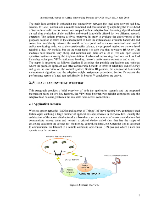 A Cellular Bonding And Adaptive Load Balancing Based Multi Sim Gateway For Mobile Ad Hoc And