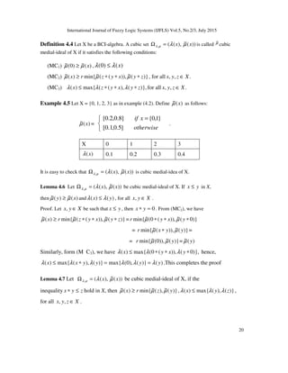 CUBIC STRUCTURES OF MEDIAL IDEAL ON BCI -ALGEBRAS | PDF