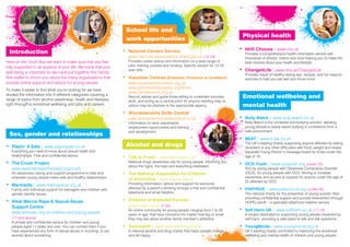 Final Signposting Leaflet | PPT