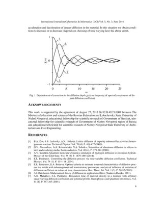 Controlling of Depth of Dopant Diffusion Layer in a Material by Time Modulation of Diffusion ...