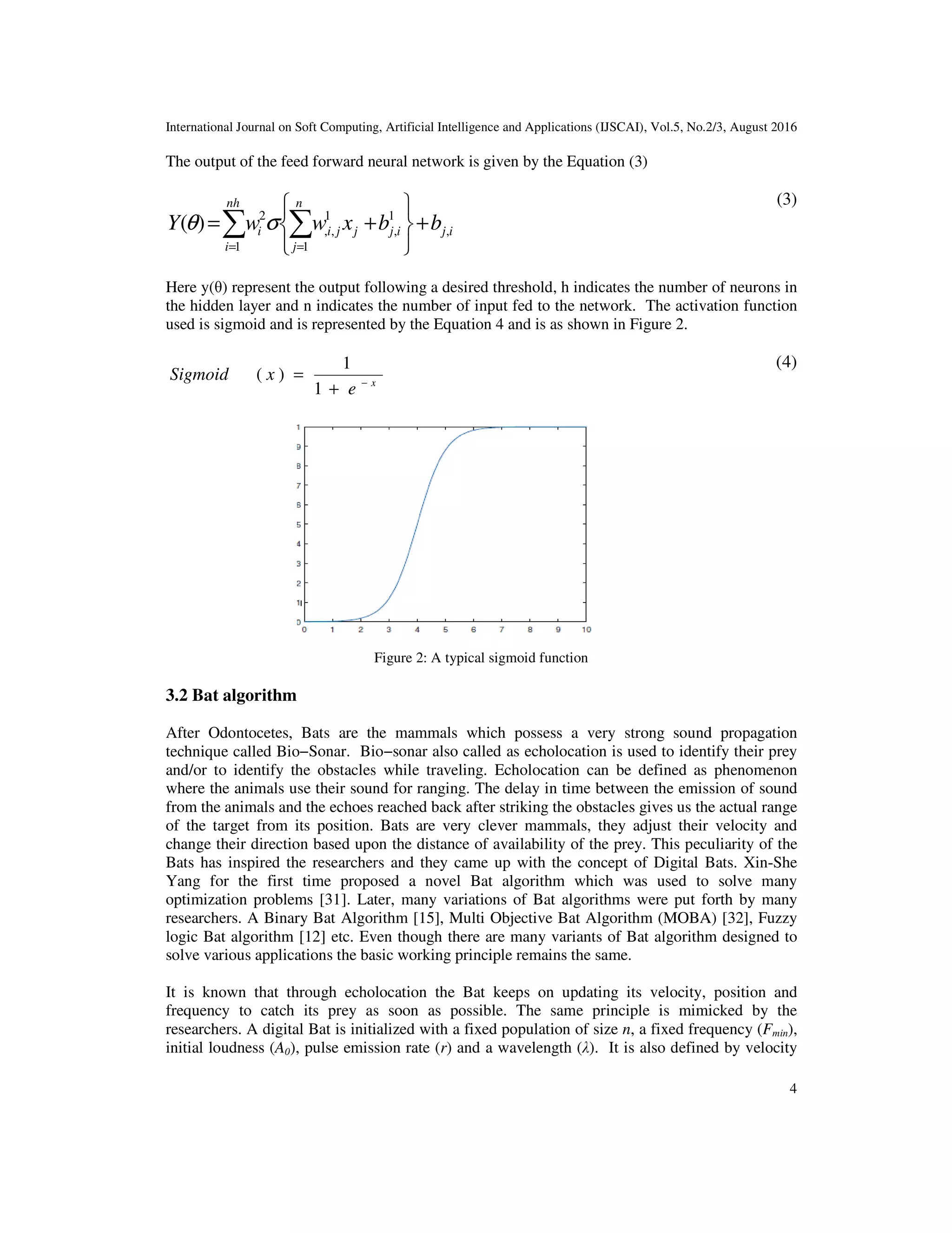 A Binary Bat Inspired Algorithm For The Classification Of Breast Cancer Data Pdf
