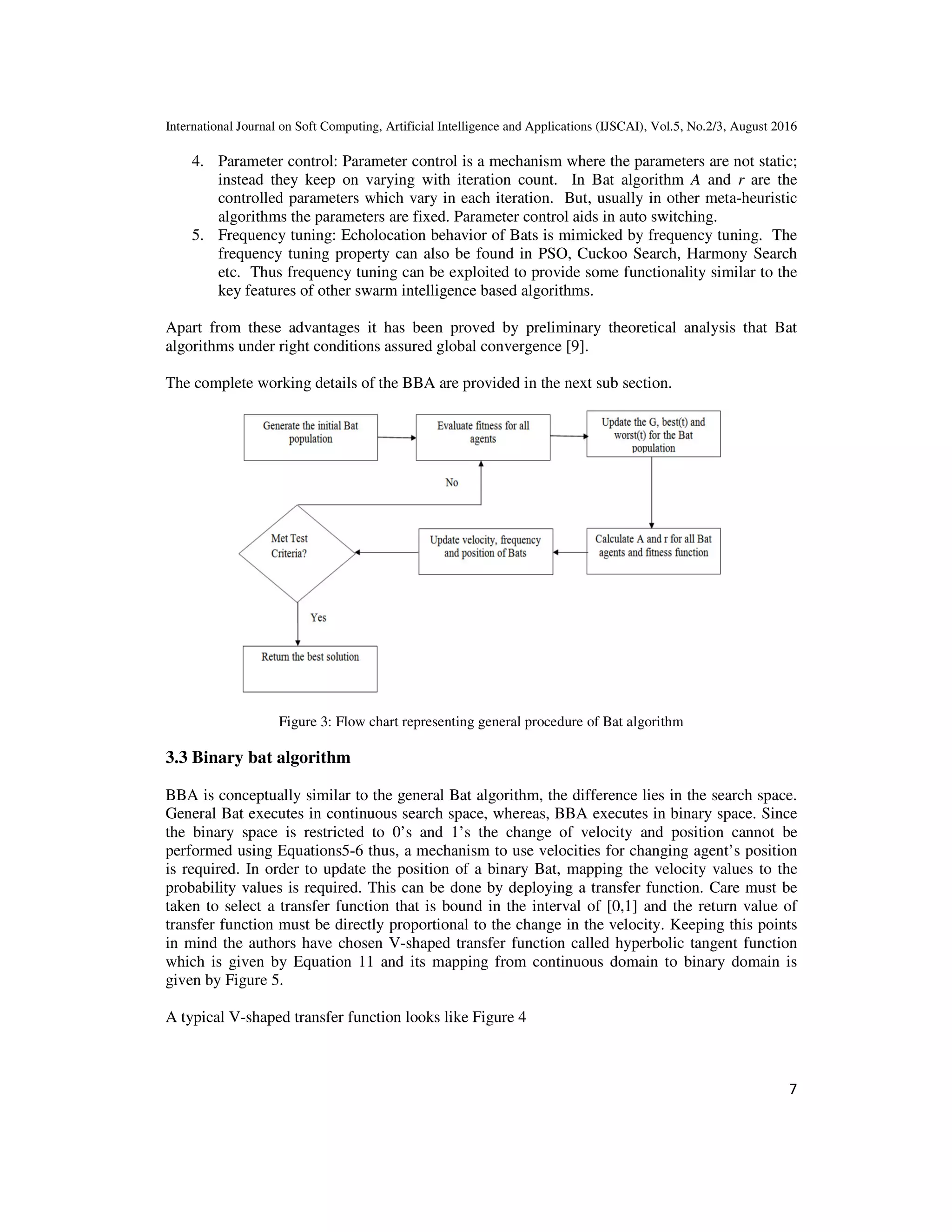 A BINARY BAT INSPIRED ALGORITHM FOR THE CLASSIFICATION OF BREAST CANCER ...