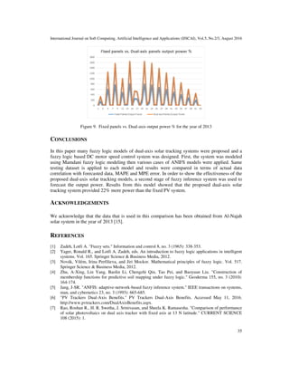 Design of Dual Axis Solar Tracker System Based on Fuzzy Inference Systems | PDF