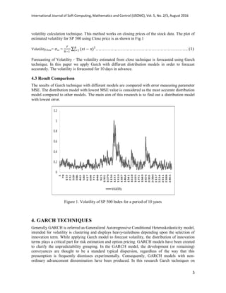 Volatility Forecasting - A Performance Measure of Garch Techniques With ...