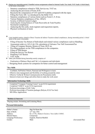 Resume_Jeevan | PDF