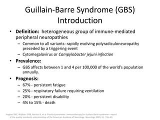 A Case of Guillain-Barre (GBS) Syndrome 1 | PPTX
